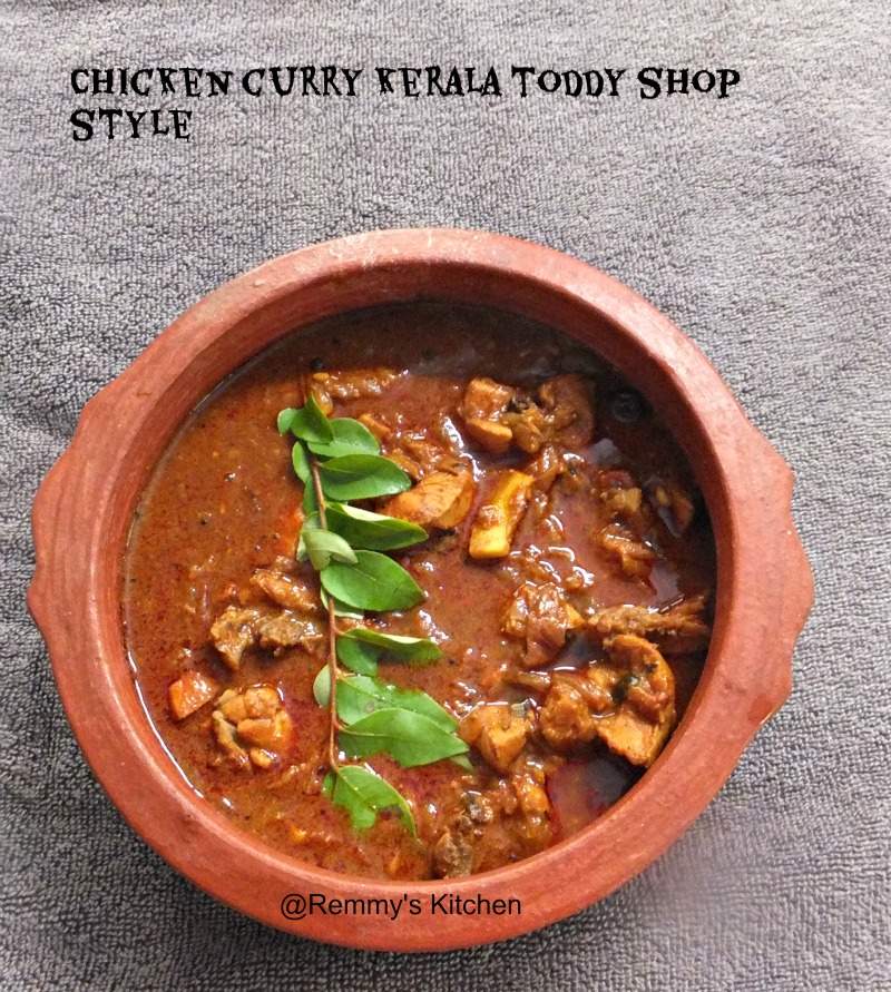 Remmy's Kitchen: Kallu shappu kozhi curry / Chicken curry Kerala Toddy ...