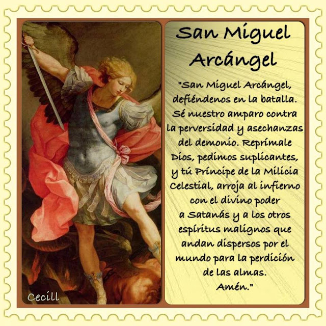 ® Blog Católico Gotitas Espirituales ®: ORACIÓN A SAN MIGUEL ARCÁNGEL