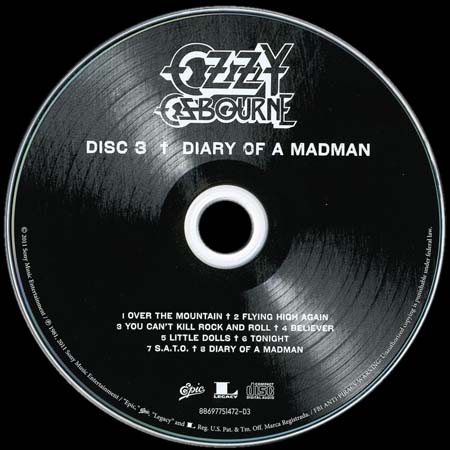 Rock Archeologia: Ozzy Osbourne (Box Set) 2011