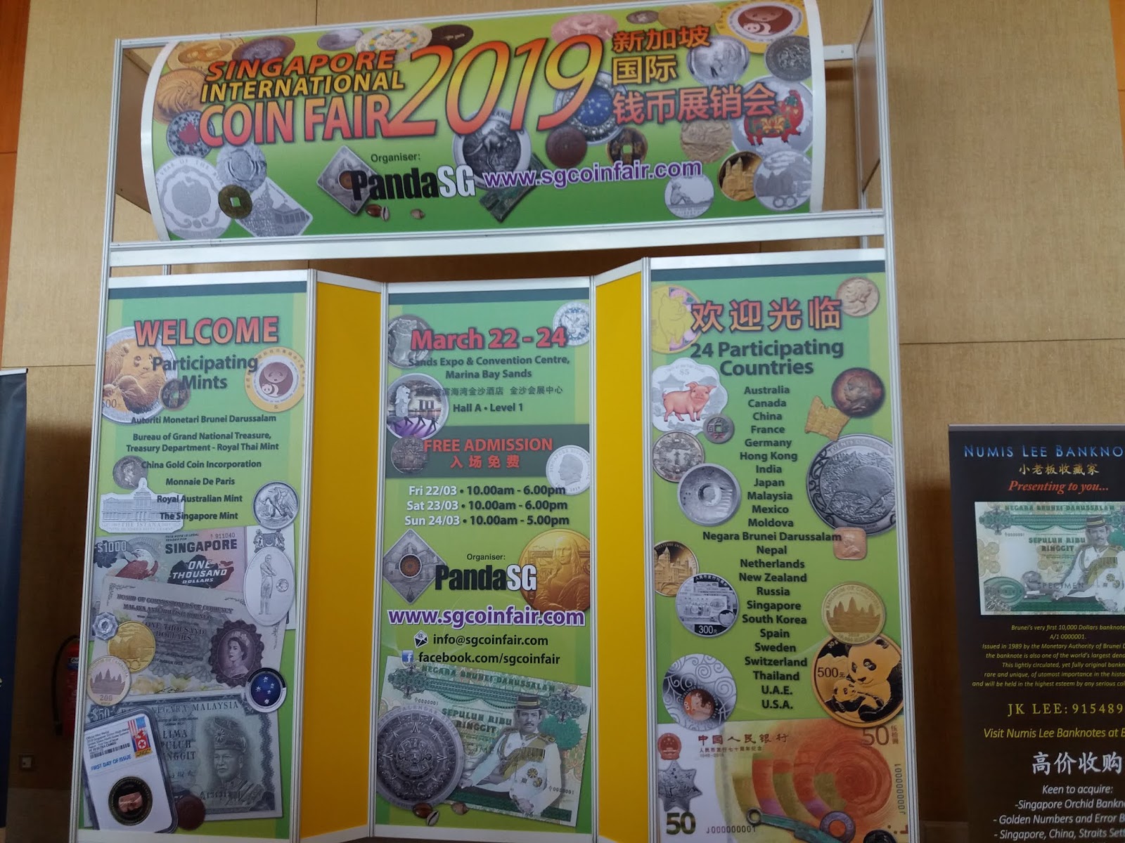 What I bought from the Singapore International Coin Fair 2019