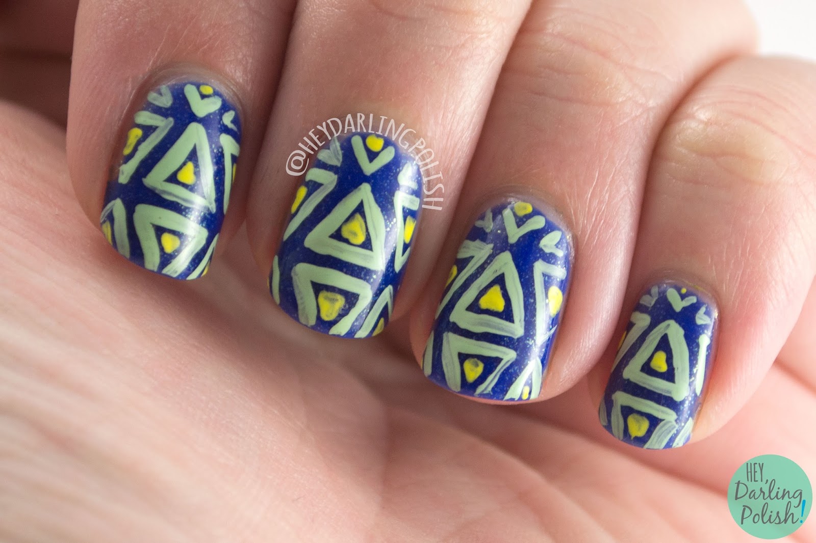 Hey, Darling Polish!: 52 Week Challenge: All Of The Triangles