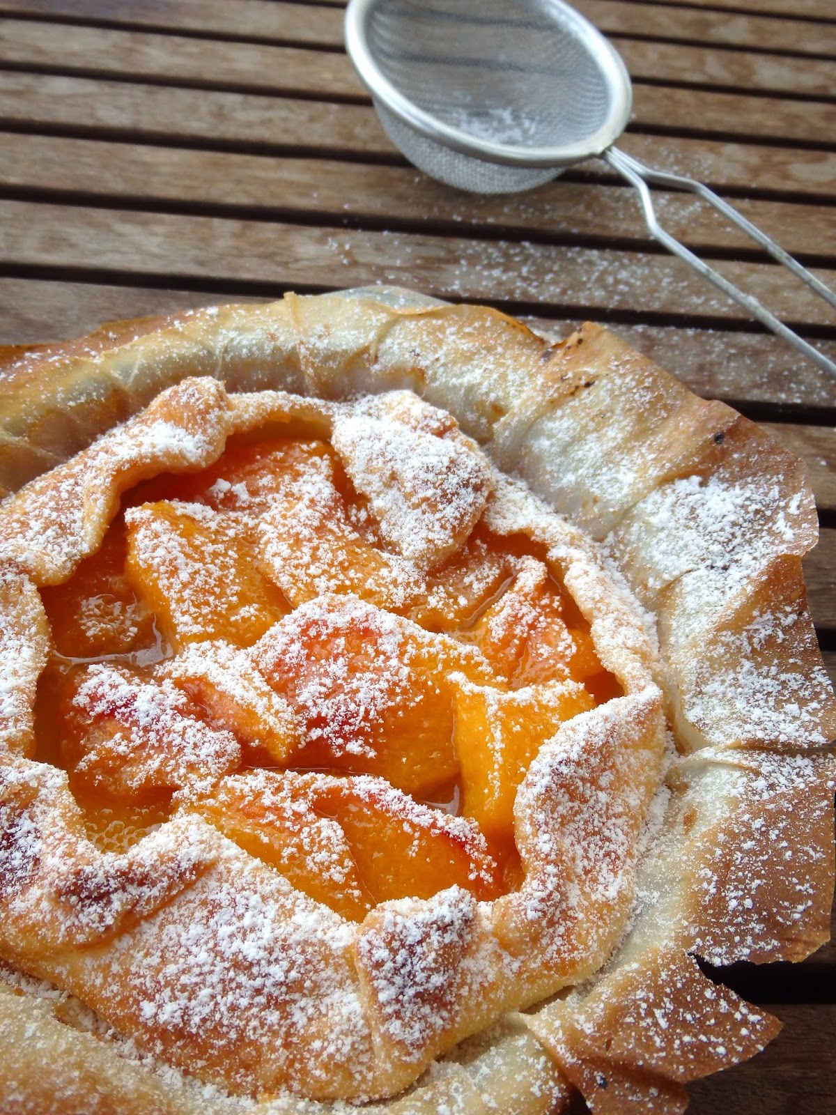 Les receptes que m'agraden: Pastel rústico de nectarina (Galette)
