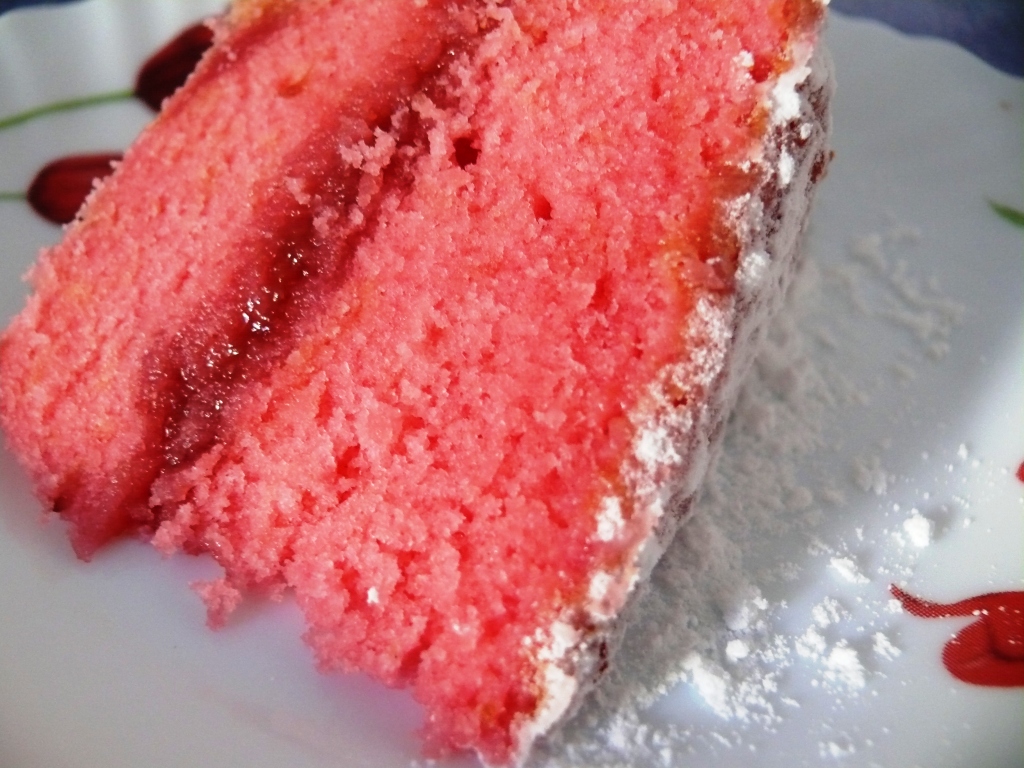 Cocinando en el Mundo: Bizcocho rosa