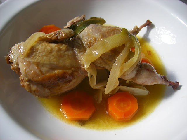 el placer del paladar: Codornices en Escabeche