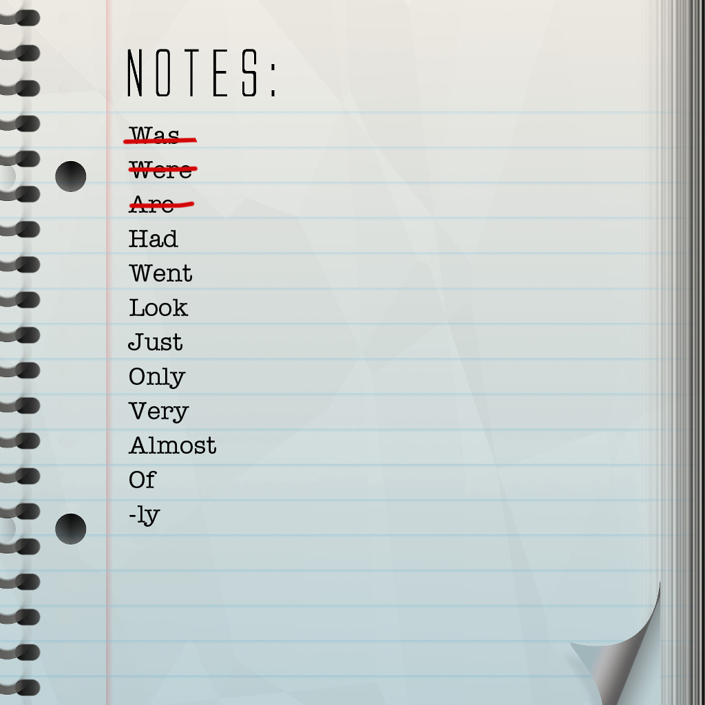 Fiction University: Crossing Words Off Your List: Making the Most of ...