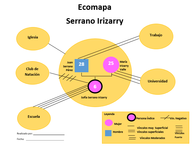Ser Profesionales de Trabajo Social: Ecomapa
