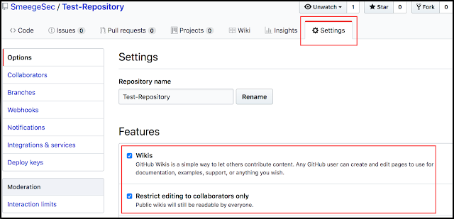 Auditing Github Repo Wikis For Fun And Profit ~ Smeegesec