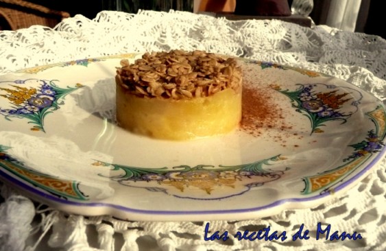 Las recetas de Manu: CRUMBLE DE MANZANAS