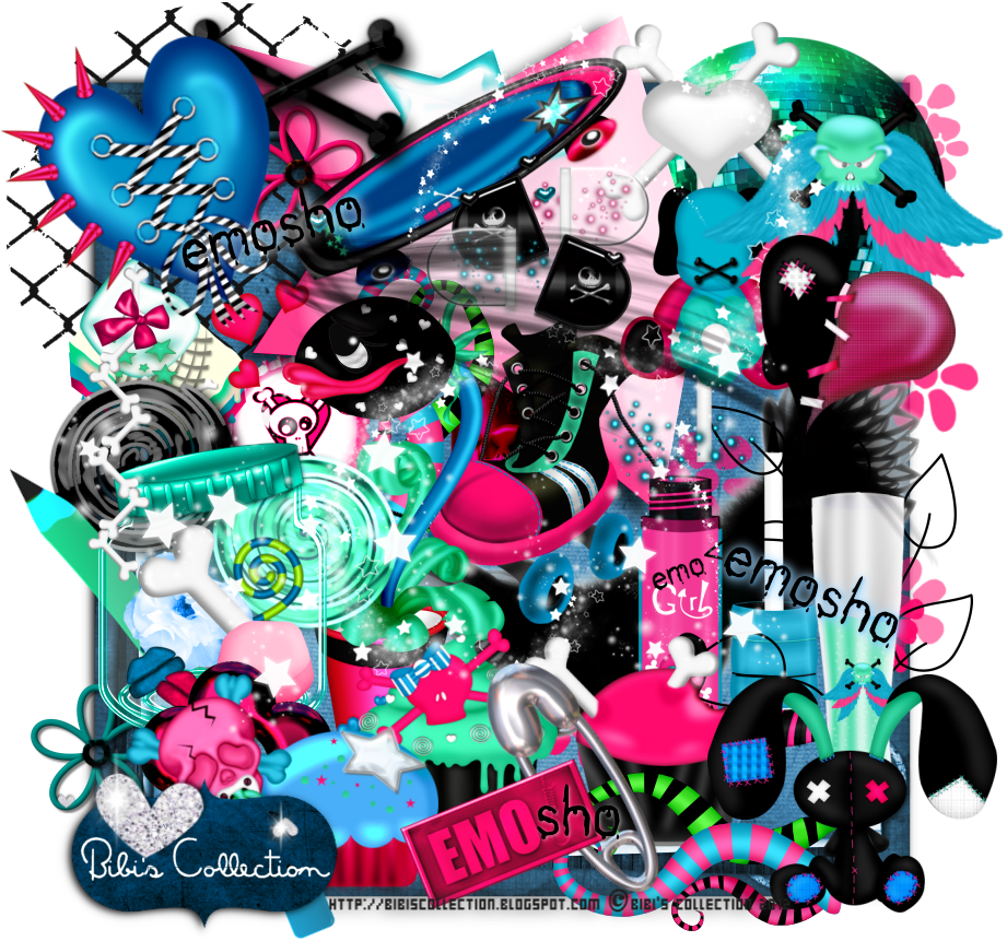 Bibi's Collection: NEW EMO KIT ===AVAILABLE NOW IN THE STORES