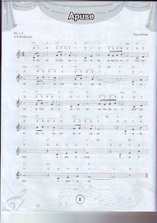 Not Angka dan Balok, Lagu "Apuse"