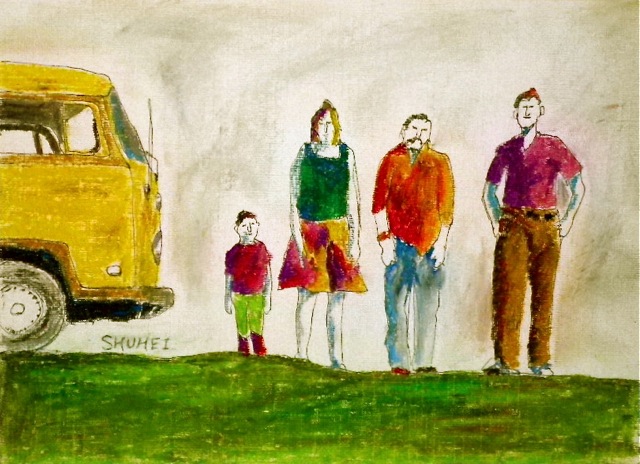 Imagination Blog: Four people remain standing...