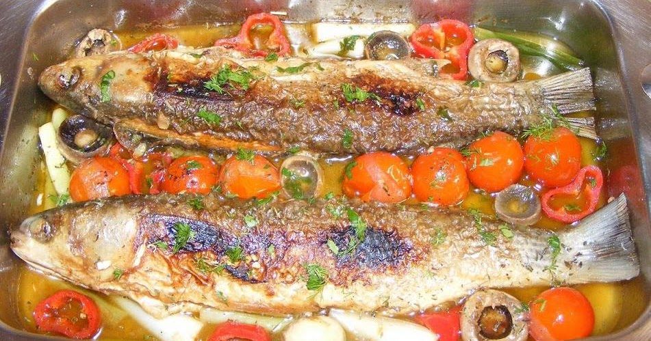 Peste chefal fript la tigaie cu legume | Preparatedevis.ro