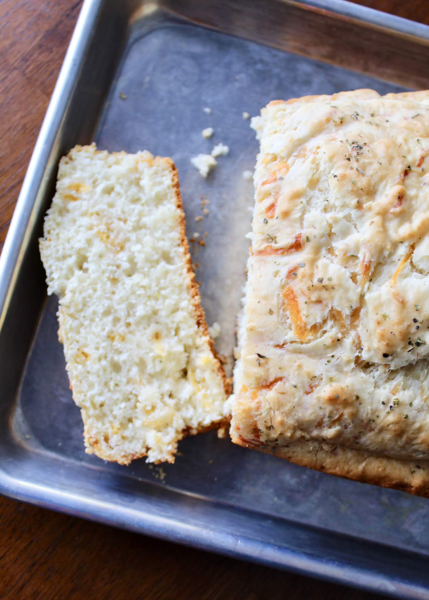 Cheesy Garlic Quick Bread