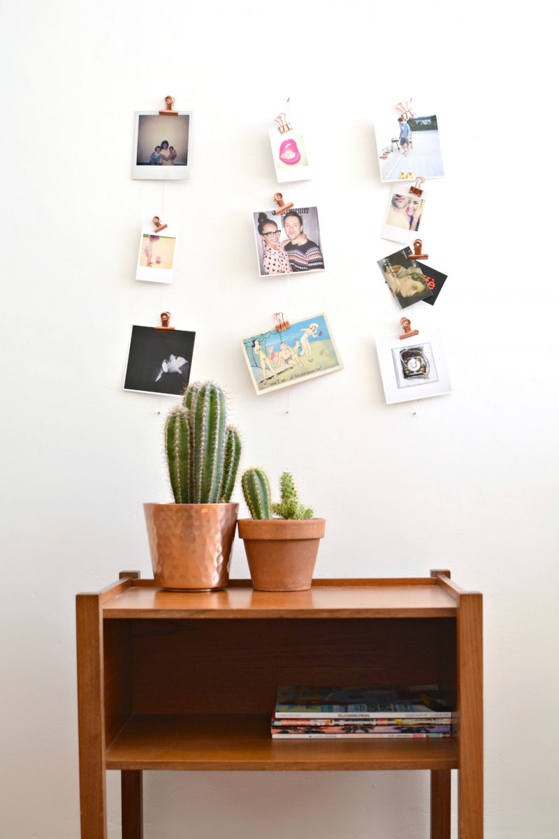 DIY copper photo display — Caroline Burke | Burkatron