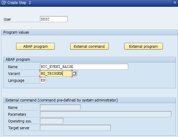 SAP BASIS support - issues & solutions: SAP-Successive background Jobs