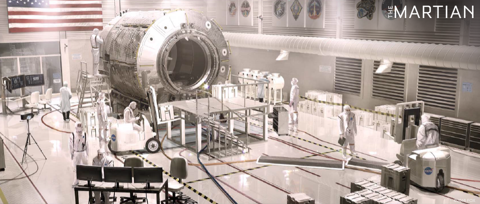 Concept art for The Martian movie | human Mars