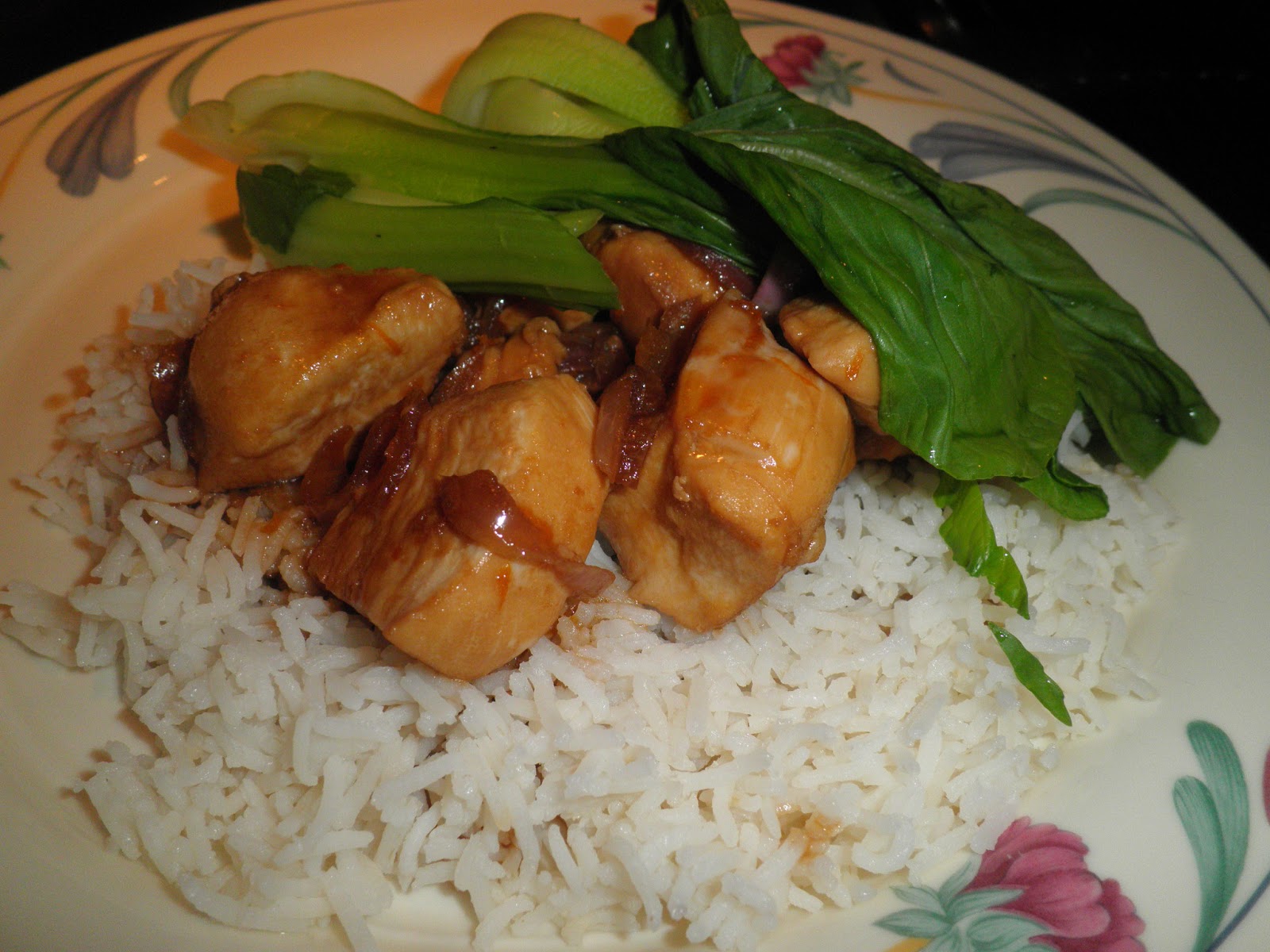 Secrets from the Cookie Princess: Honey Chicken with Pak Choy
