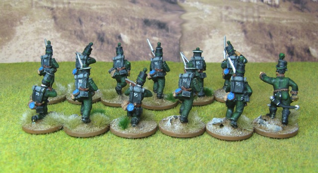 Analogue Hobbies: From DaveD: 28mm Napoleonic 95th Rifles (60 points)
