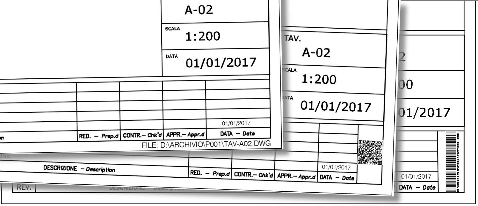 CAD semplice: Come tracciare il nome del disegno
