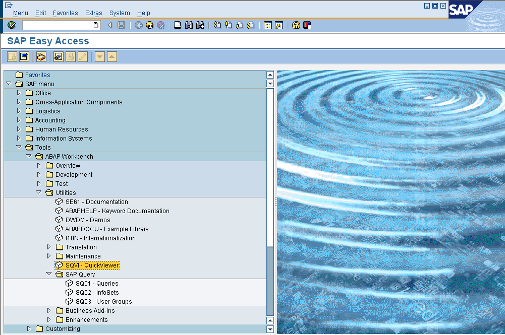 SapOffice: SAP Query