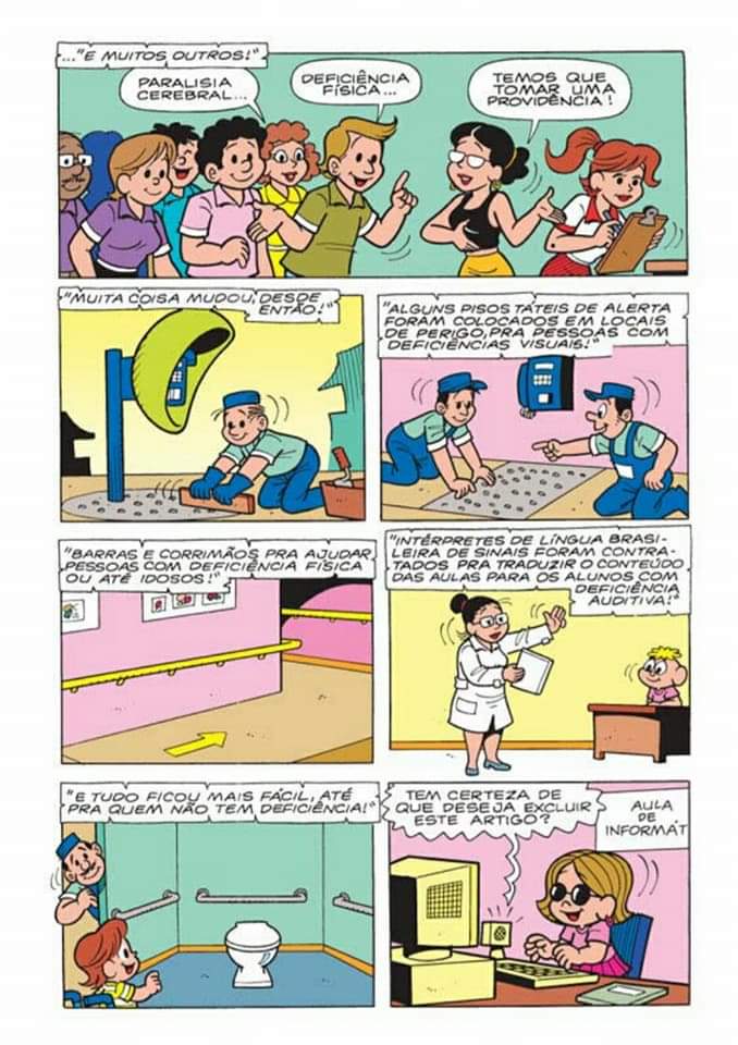 Turma da Mônica em: Acessibilidade Divirta-se com mais uma aventura da ... Turma da Mônica em: Acessibilidade Divirta-se com mais uma aventura da ...
