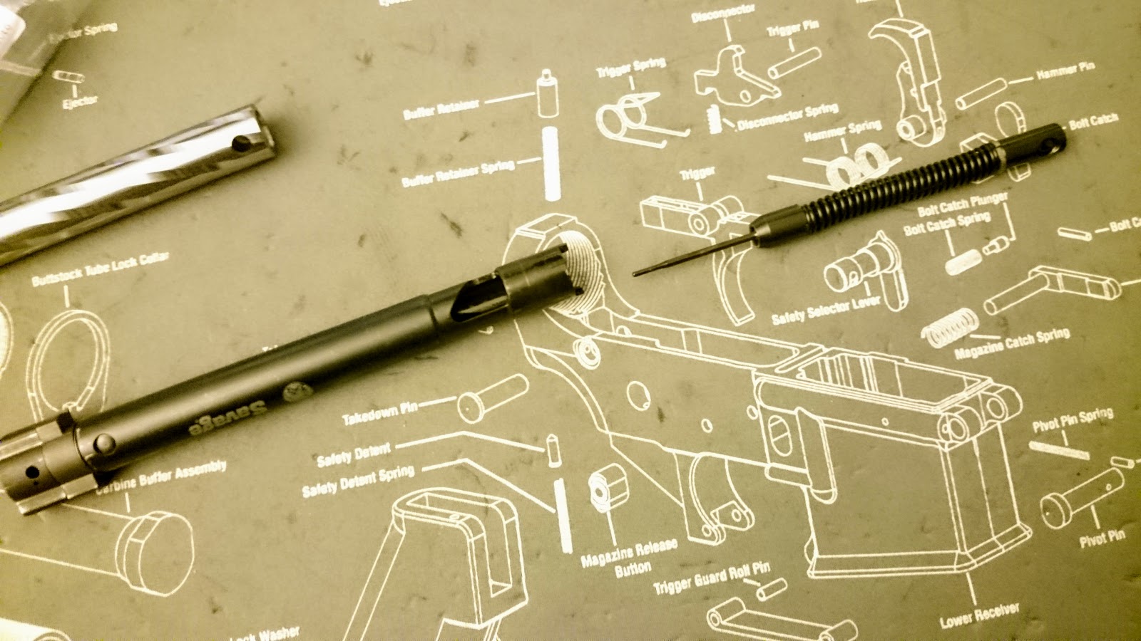 Mister Donut's Firearms Blog: Savage 110 Bolt Body and Bolt Handle Swap