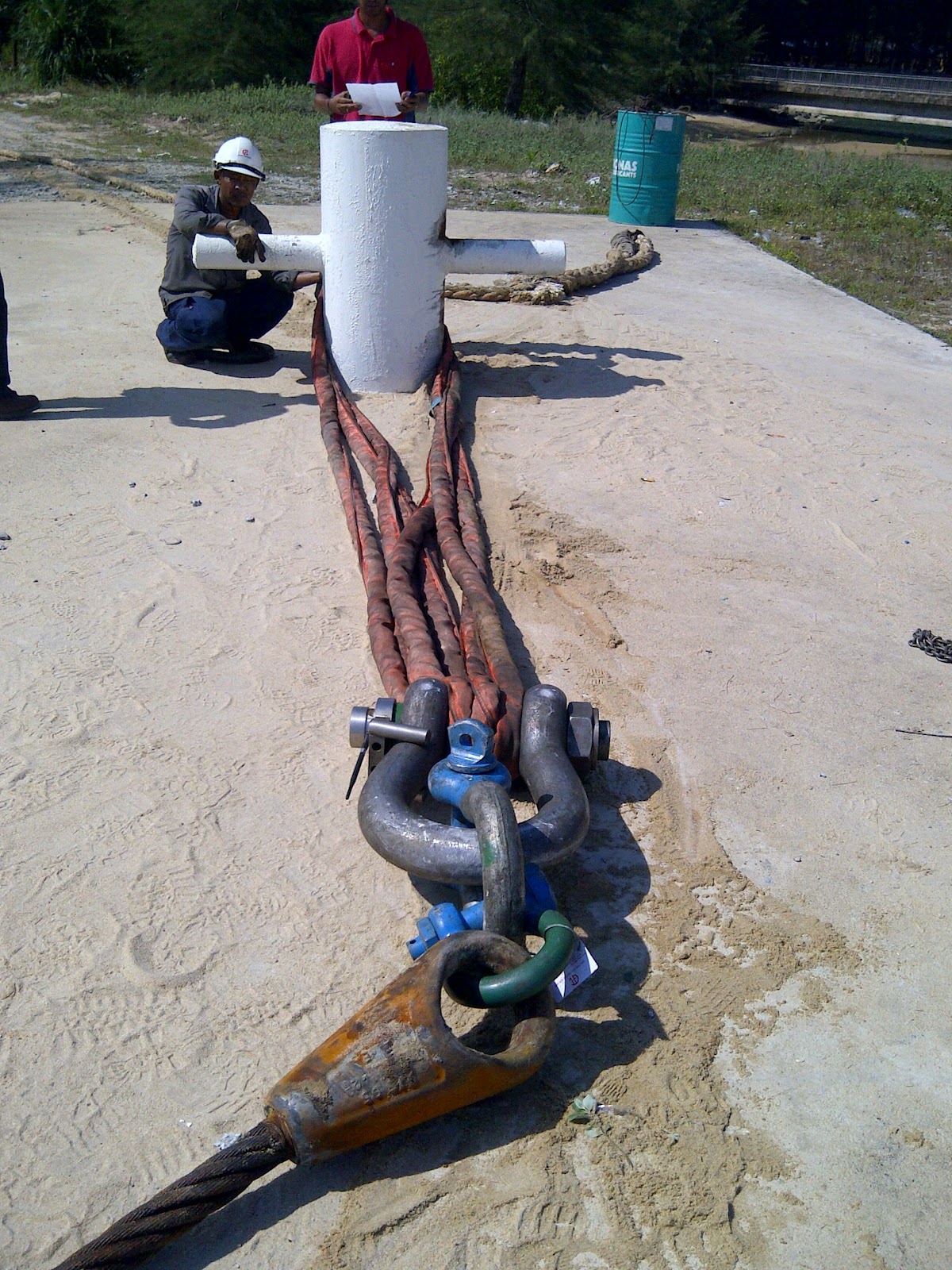 Mustaqqim Sharif: Bollard Pull Test MV. Setia Emas