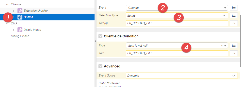 Oracle APEX Capabilities - (OAC): Preview Image before save