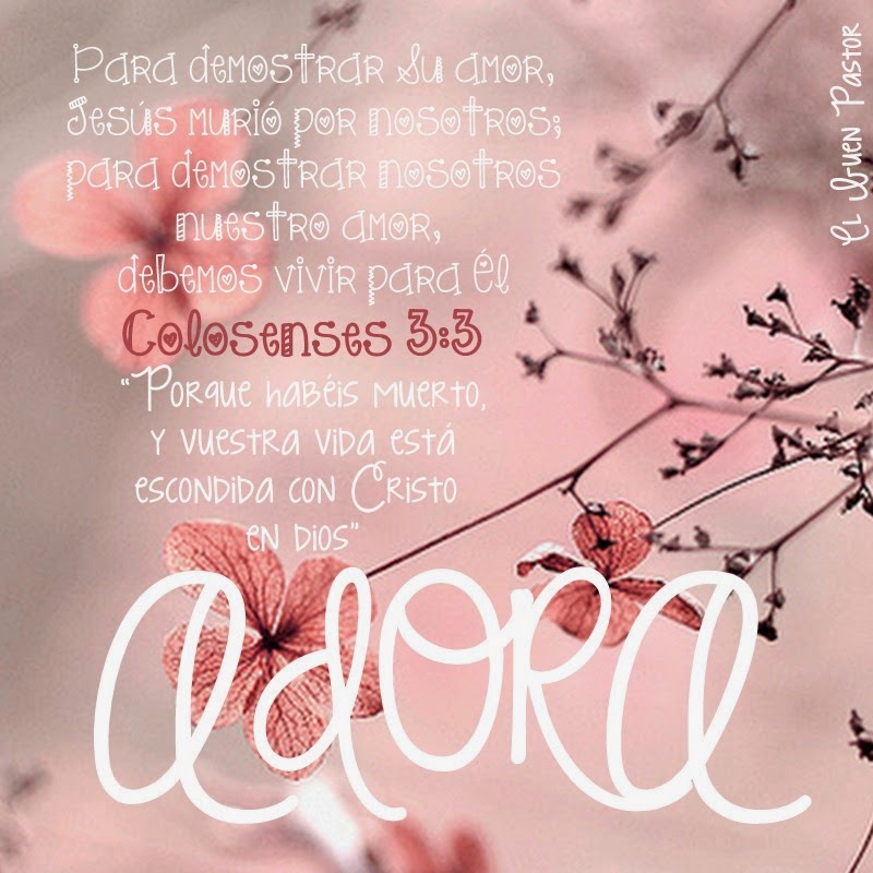 Colosenses 3:2-3 Poned la mira en las cosas de arriba, no en las de la ...