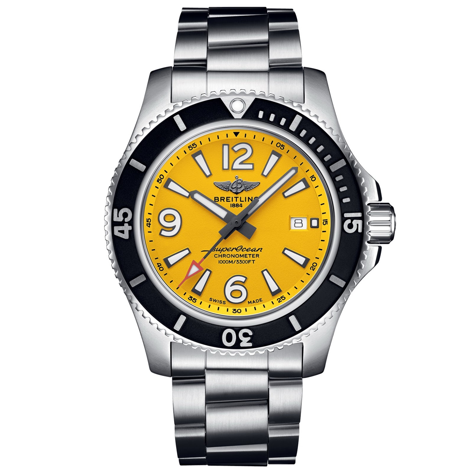 OceanicTime - BREITLING Superocean Auto 44 YELLOW
