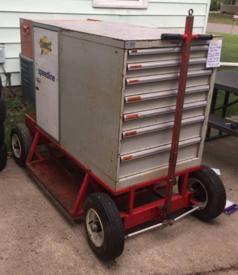 Just A Car Guy: finally, someone listed a race track pit crew rolling ...