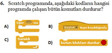 Scratch Test Soruları Çöz - Bilişim Teknolojileri (Bilgisayar) Testleri