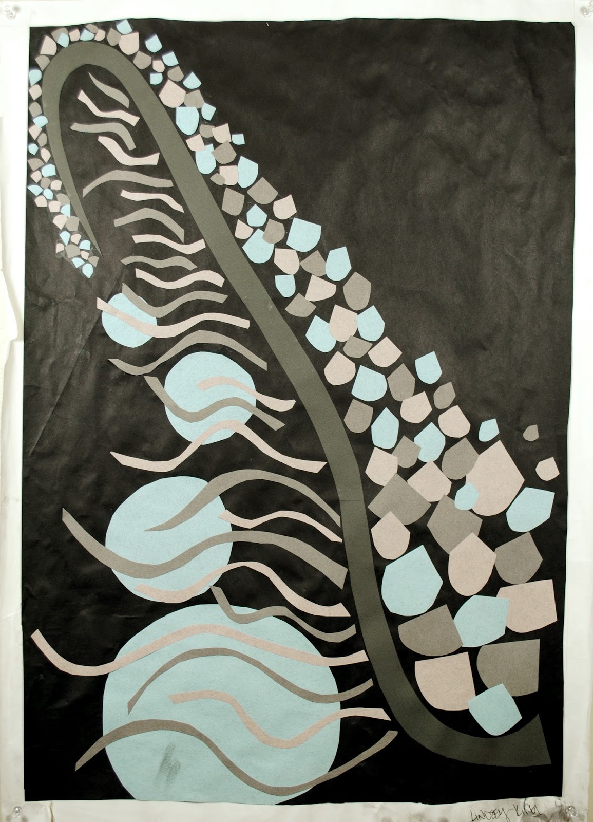 ART 115: 2D Design: Collage Assignment: Repetition & Rhythm