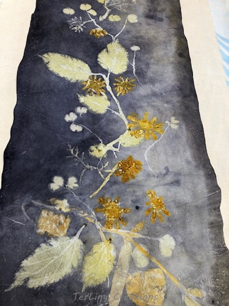 Terrie ~.~ smiling.....: Various botanical natural prints experiments ...