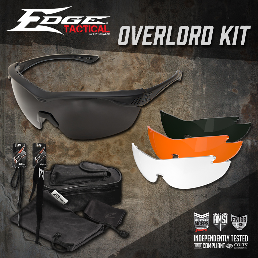 Edge Tactical Eyewear: Overlord Kit
