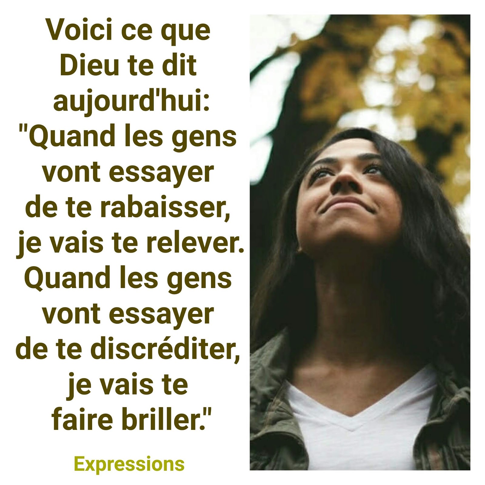 Expressions : Message de Dieu