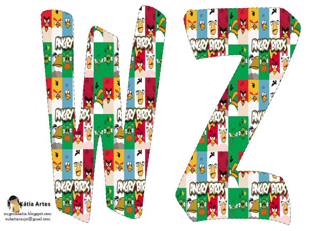 Alfabeto Angry Birds. - Oh my Alfabetos!