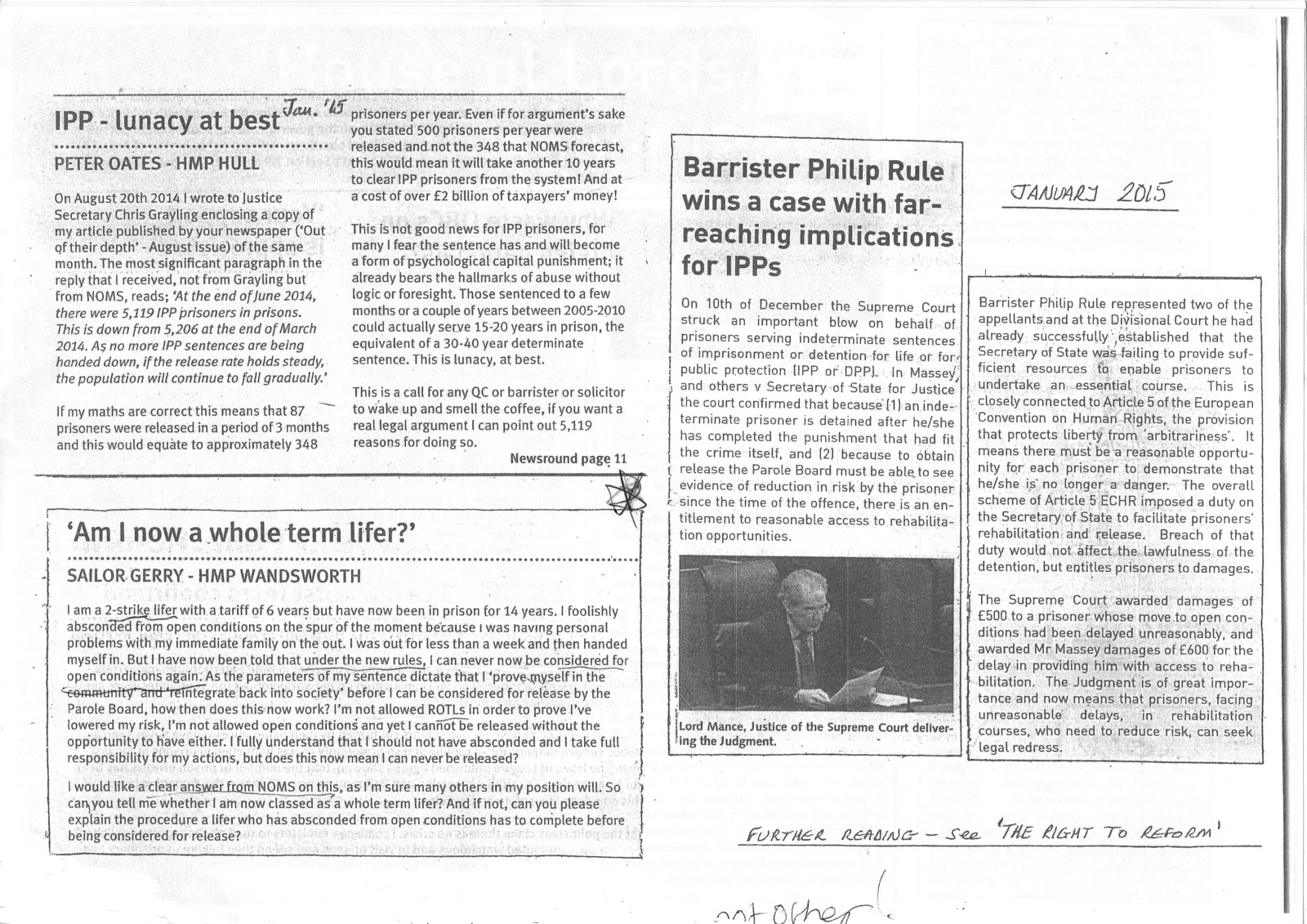 IPP Prisoners Familys Campaign: Critics expressed concern about the ...