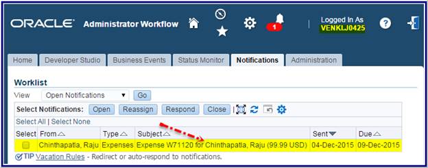 Oracle Applications: Creating a Supplier with Employee through Expense ...