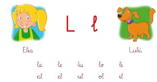 Cosquillas en el cielo.: REPASA LA LETRA ELE.