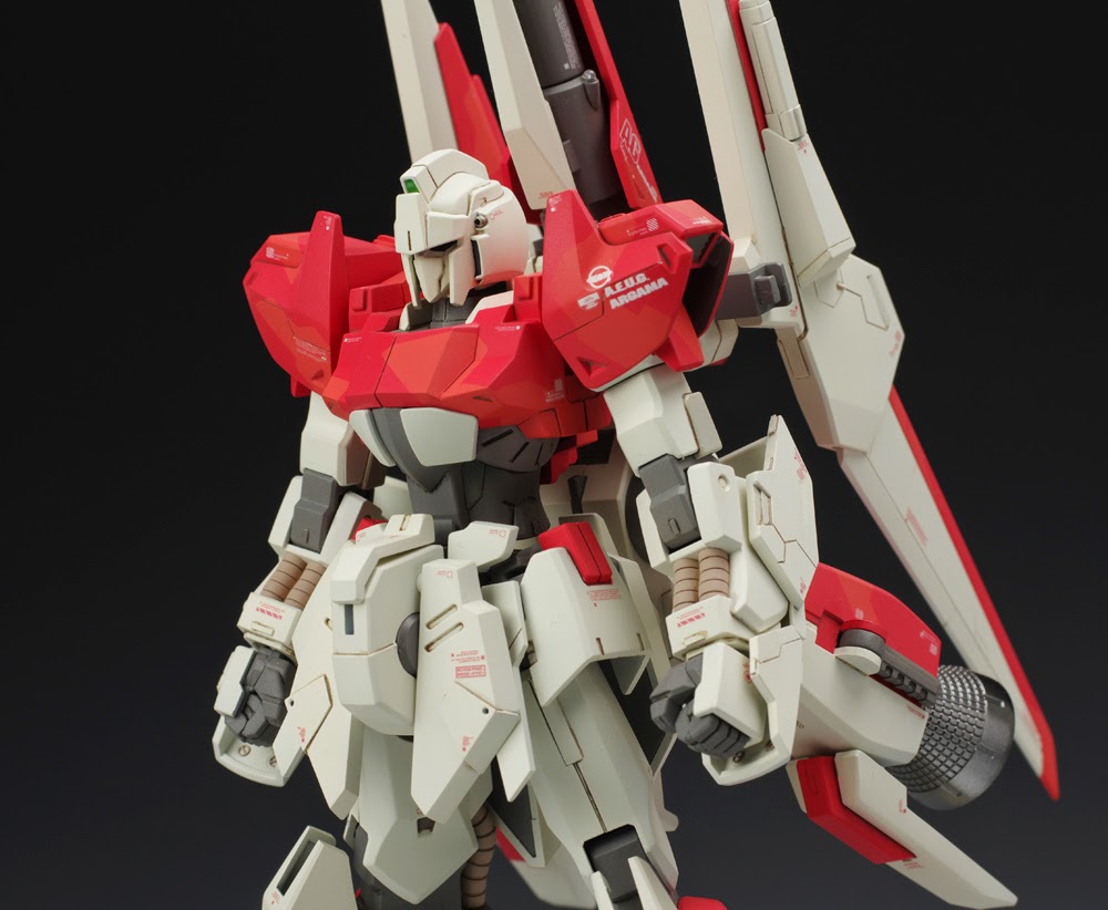 GUNDAM GUY: HGBF 1/144 Mega Shiki - Painted Build by Schizophonic9