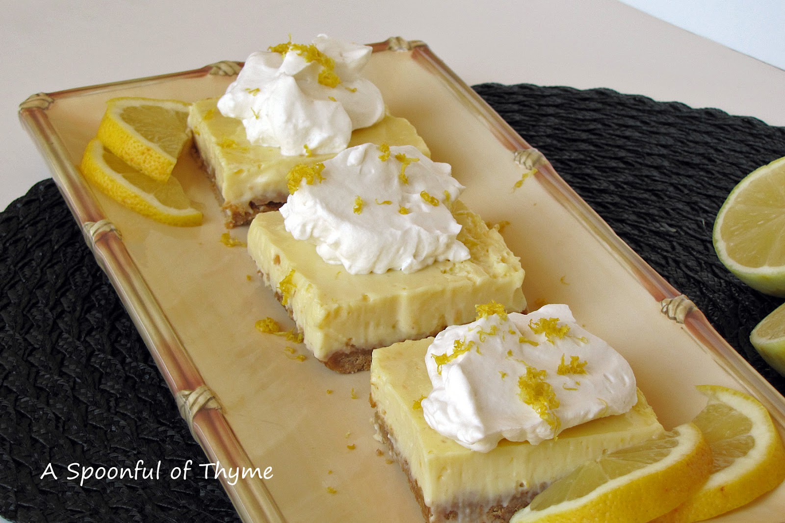 Lemon Pie Bars...Another New Cookbook