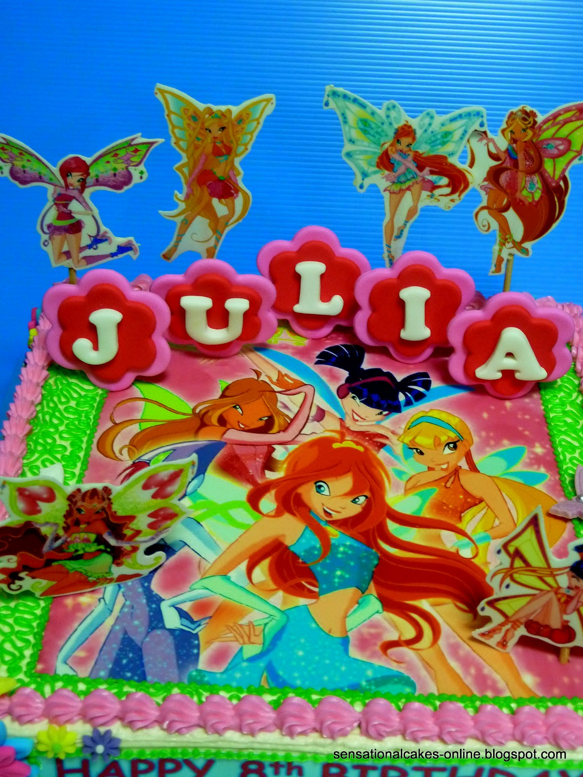 Cake Inspiration: Winx Club Birthday Fairies 2D Cake Singapore / Cakes ...