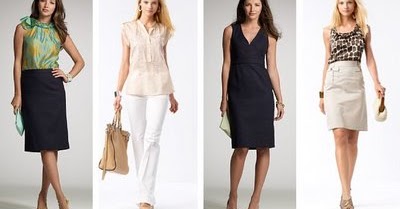 Business casual for women ..examples of Friday dressing