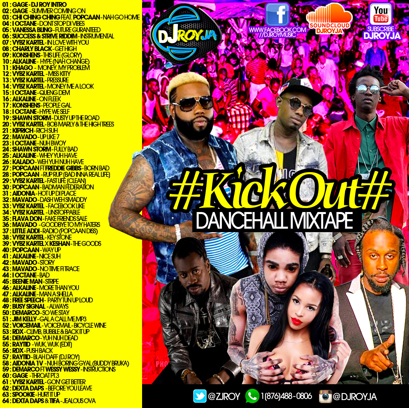 DJ ROY - #KICKOUT DANCEHALL MIXTAPE | REGGAETAPESHOP