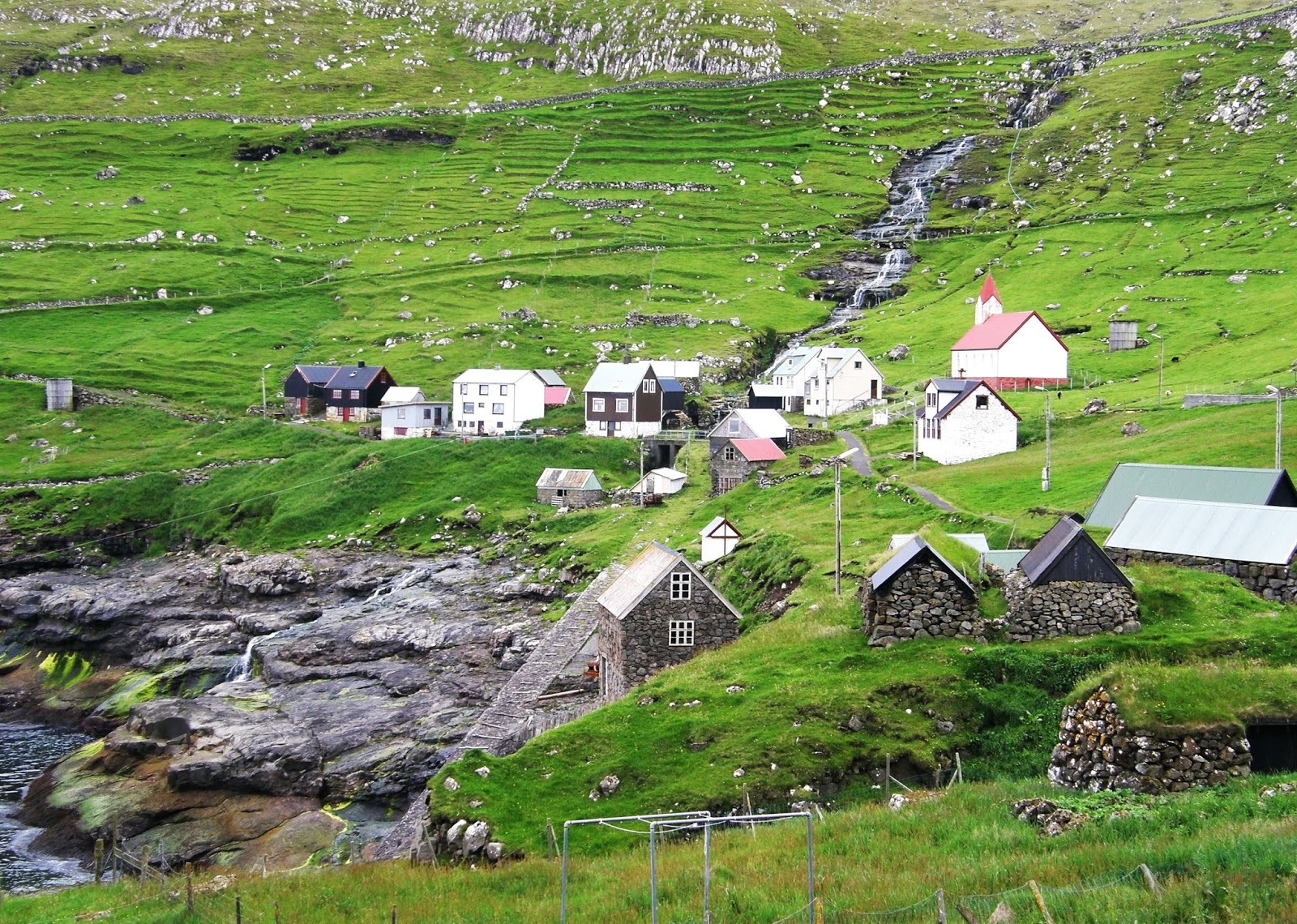Ultima Thule: Fugloy, a small and isolated island, one of the Faroes.