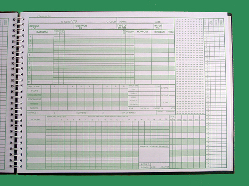 The Subliminal Mr Dunn: Cricket Scoreboards and Scorebooks