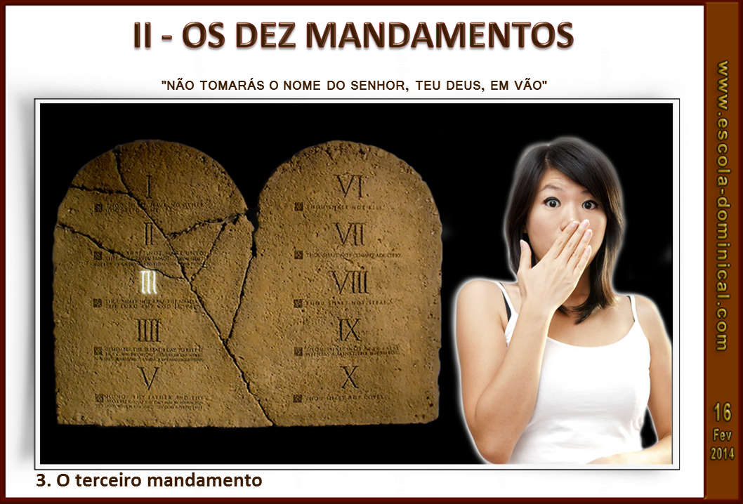 EBD CONGREGAÇÃO 184 - NAÇÃO 71 - MANAUS: Lição 7 - Os Dez Mandamentos ...
