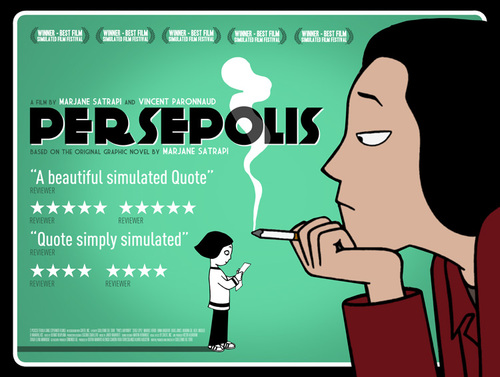 Prêmios de Persepolis - DVD, sofá e pipoca