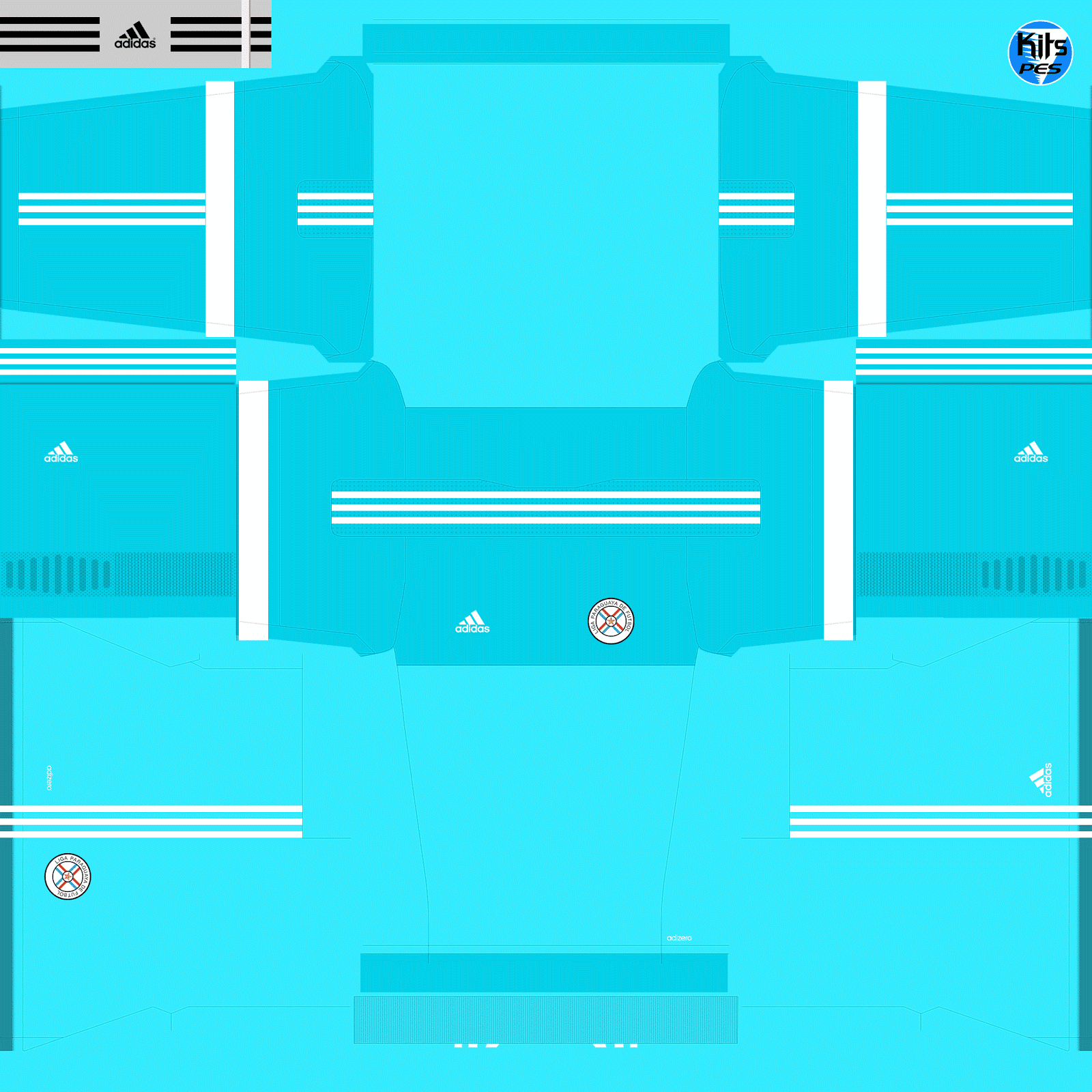 El Submarino del PES: kit PARAGUAY LOCAL,VISITANTE,PORTERO pes 2016 (PC ...